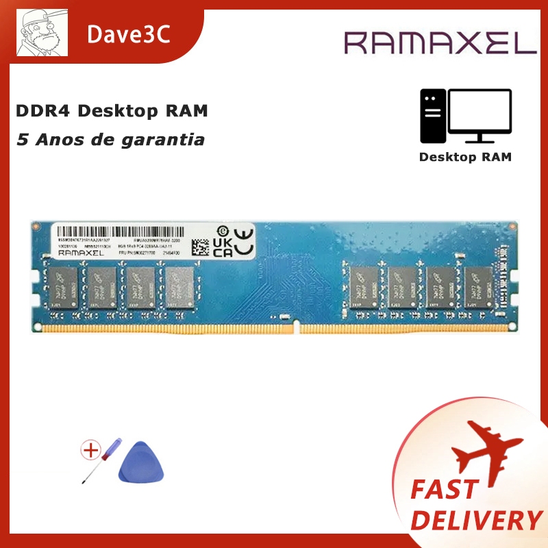 Ramaxel ddr4 Memória De Mesa 4gb 8gb 16gb 3200mhz 2666mhz 2400mhz 2133mhz PC RAM | Shopee Brasil