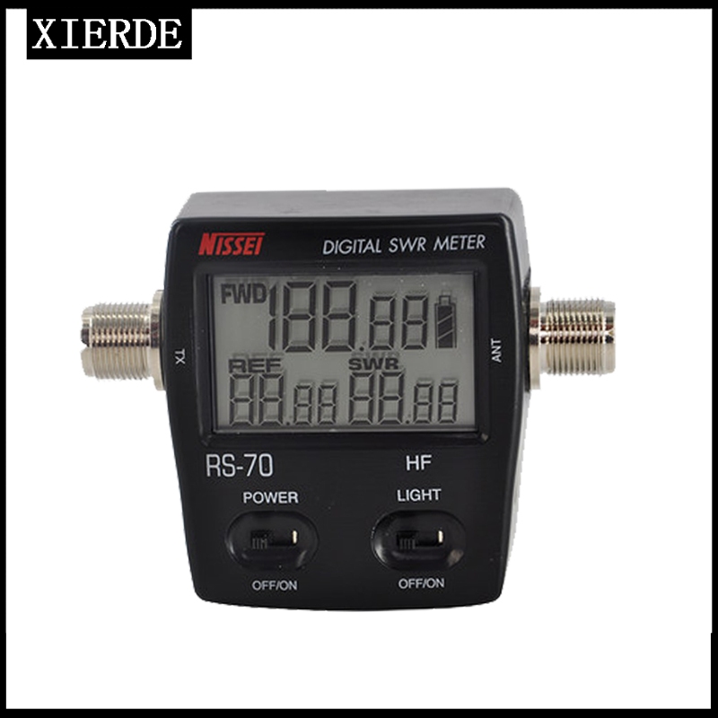 Nissei RS-70 Medidor Digital SWR /Power HF 1,6-60MHz Conector tipo M de ...