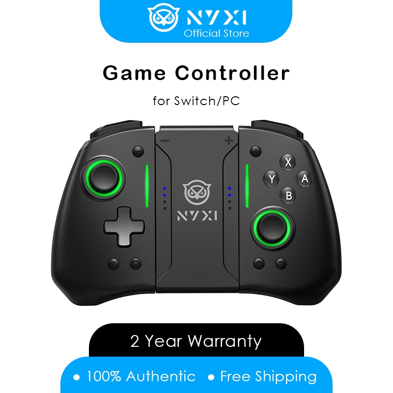 NYXI Hyperion Pro Controlador De Jogos Bluetooth Joypad Preto Sem Fio Para Nintendo Switch PC ...
