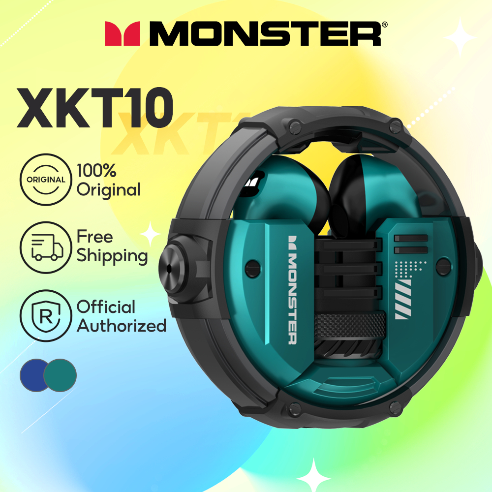 Fone De Ouvido Bluetooth Monster XKT10 Sem Fio Cancelamento Inteligente ...