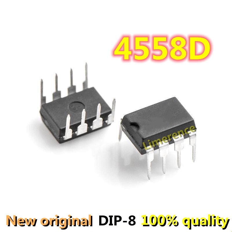 50PCS 4558D DIP8 RC4558P JRC4558D DIP 4558 Rc4558dip-8 Chipset IC Novo ...
