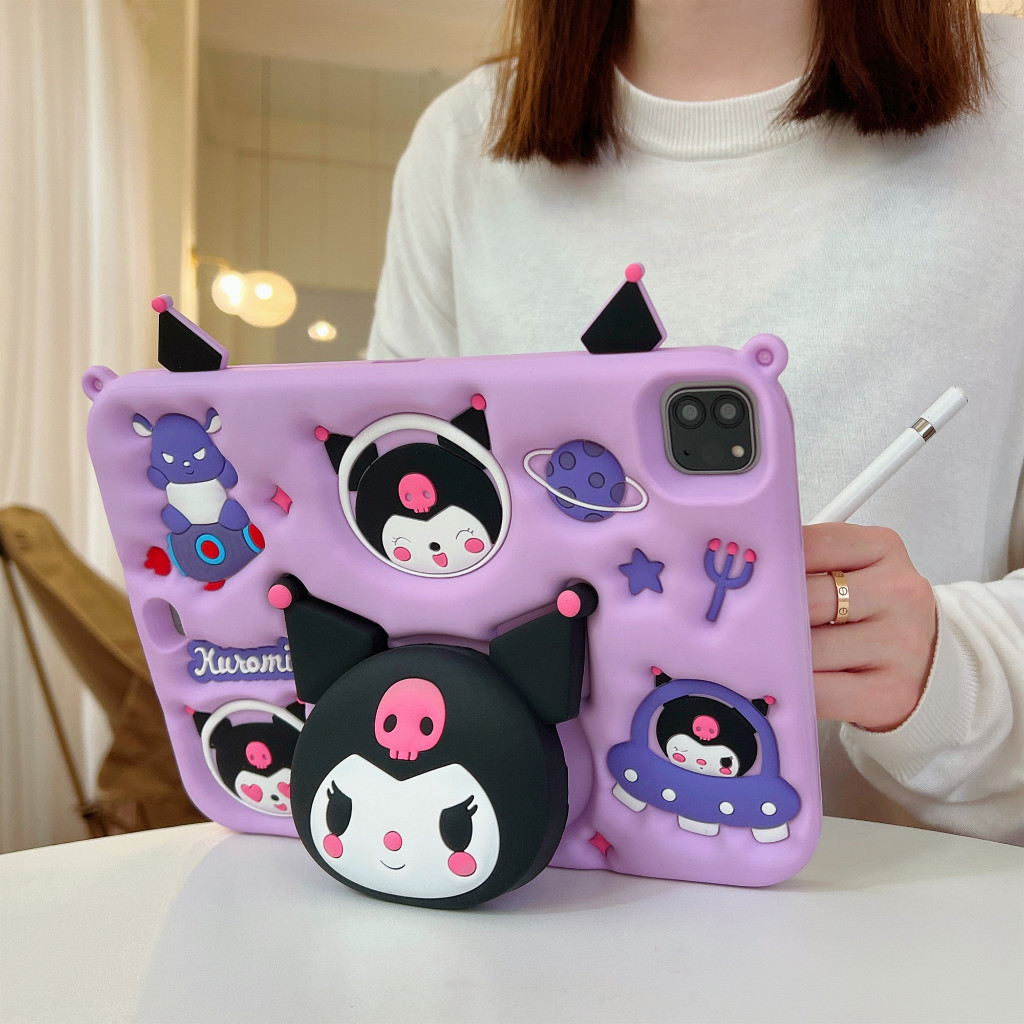 Capa Fofa Com Padrão Kuromi Compatível Samsung Tab A7 Lite 8.7 ...