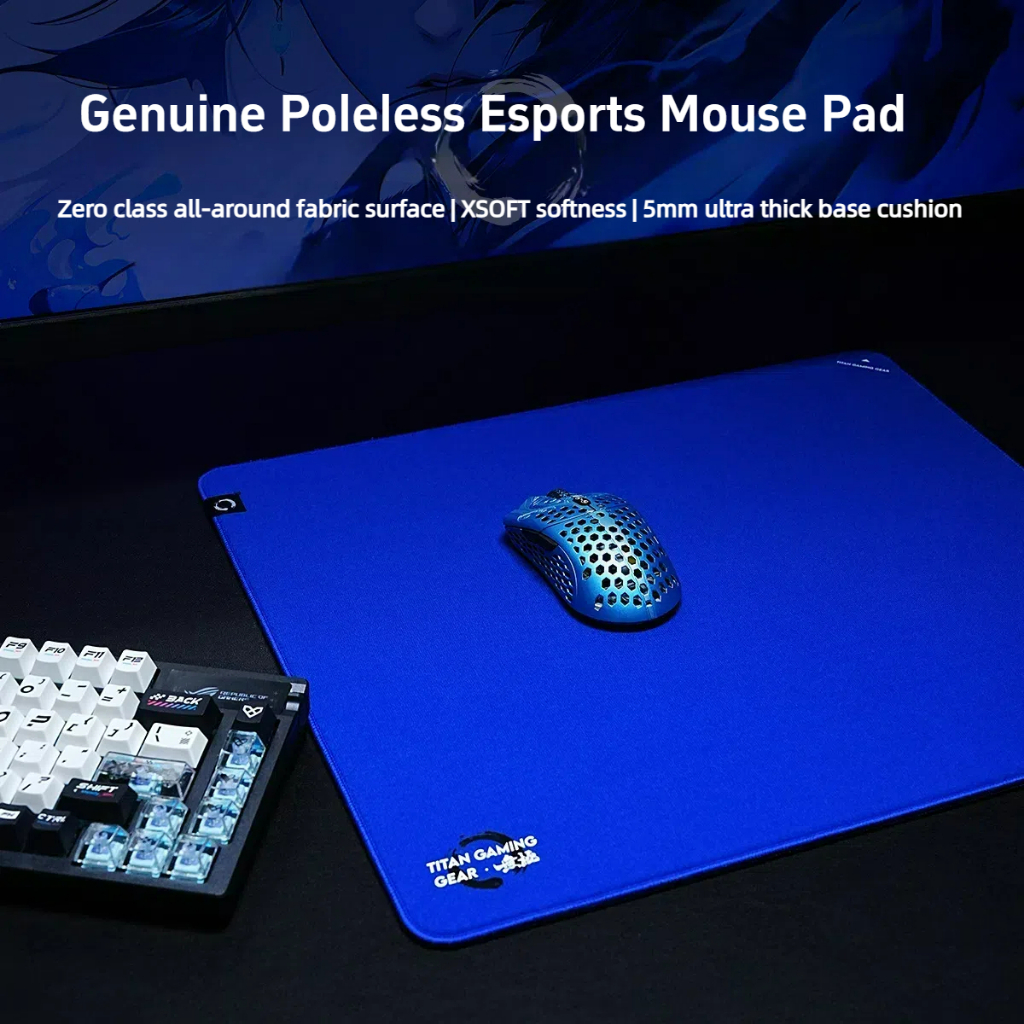 ((Versão Genuína) Titan Kingdom Promise Mouse Pad Gaming 5MM ...