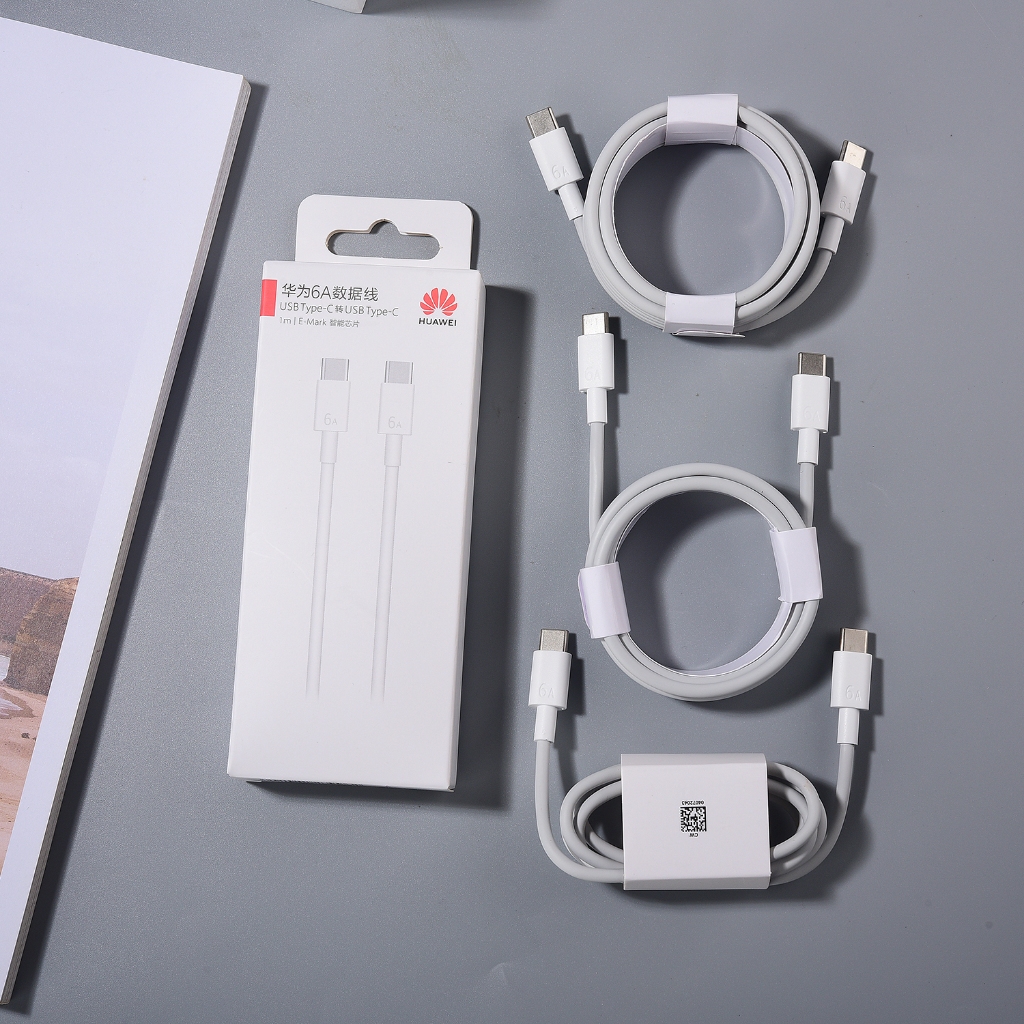 Original HUAWEI 1/1.5/2M 6A USB Type C Para Suporte Cabo Carregamento ...