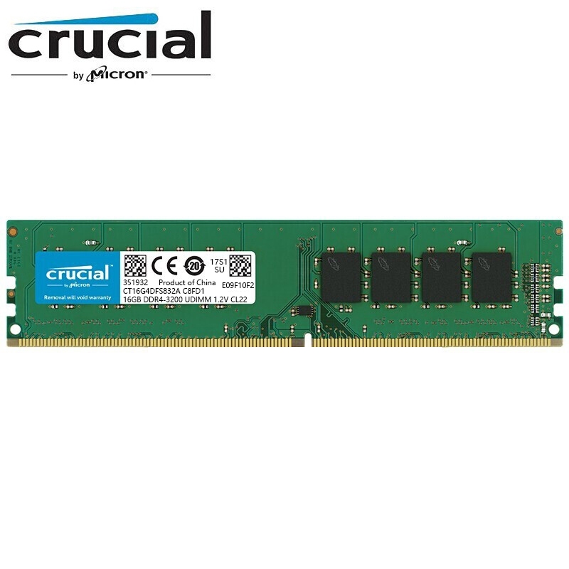 Crucial ram ddr4 Desktop 4gb 8gb 16gb ddr4 2133/2400/2666/3200mhz PC Memória DIMM 260 Pinos ...