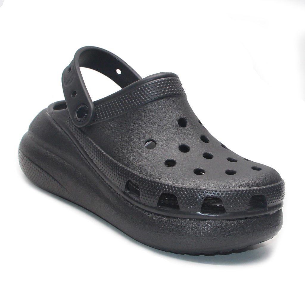 Crocs Sapatos femininos de praia de altura Sandálias casuais207521 ...