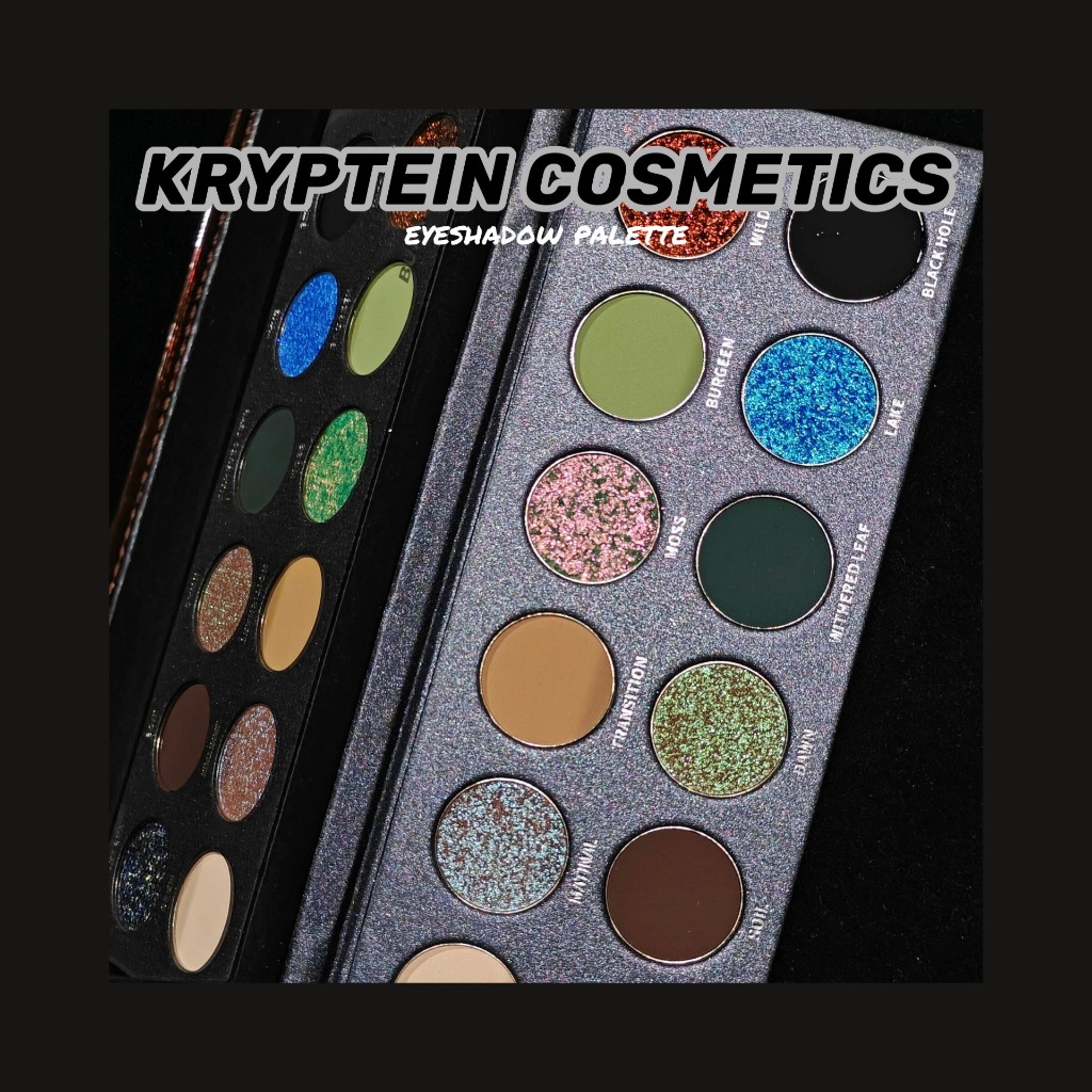 KRYPTEIN COSMETICS 12 Paleta De Sombra Colorida | Shopee Brasil