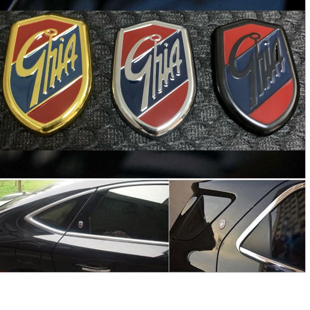 Autocolante Com O Logotipo Da GHIA Side Shield 3D Ford Focus 2 3 4 ...