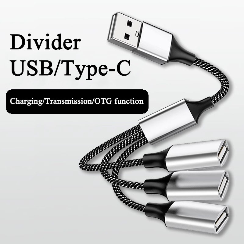 hub De Expansão SoFun USB Com Um A Múltiplos Divisores De Transferência De Carga | Shopee Brasil