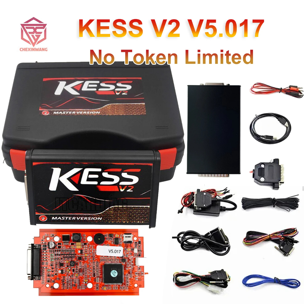 Kess V2 V5.017 Online 2.80 EU Red Para KTAG V7.020 Programador ECU Com Caixa De Ferramentas Kit ...
