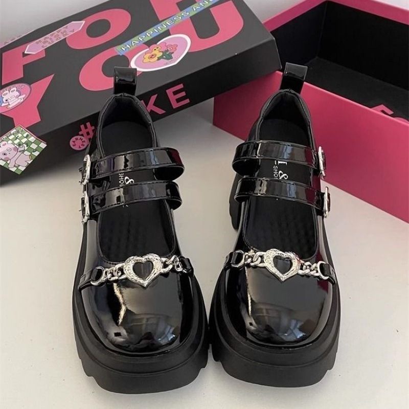 Sapata Tratora Mary Jane Gladiador Feminina Com Fivela Ajustável ...