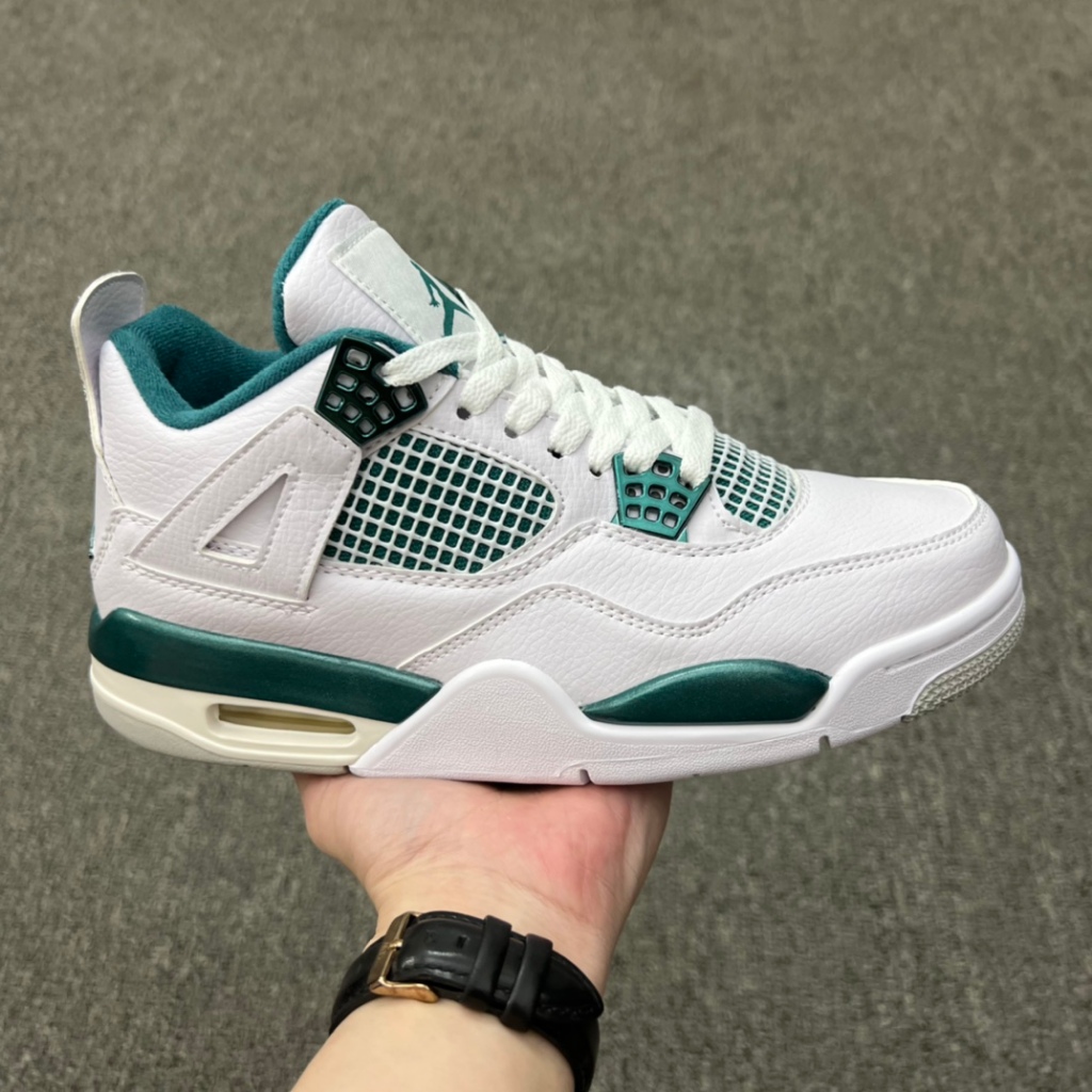 Air Jordan 4 Retro "Verde Oxidado" Série Jordan Basketball Shoes ...