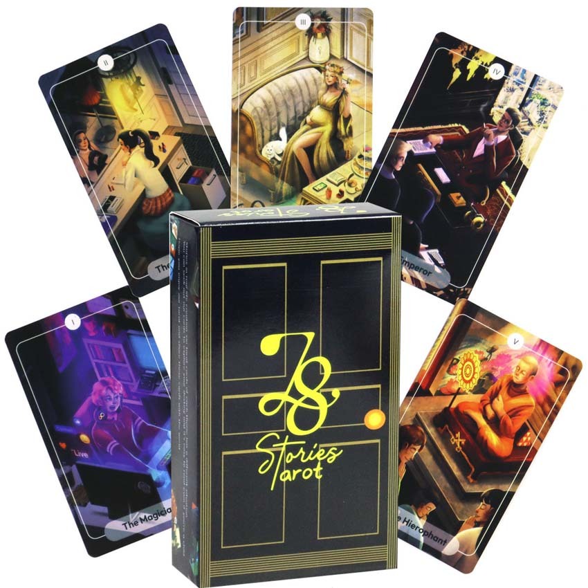 Histórias Tarot 78 Cartas Baralho De Jogo De 10x6 cm | Shopee Brasil