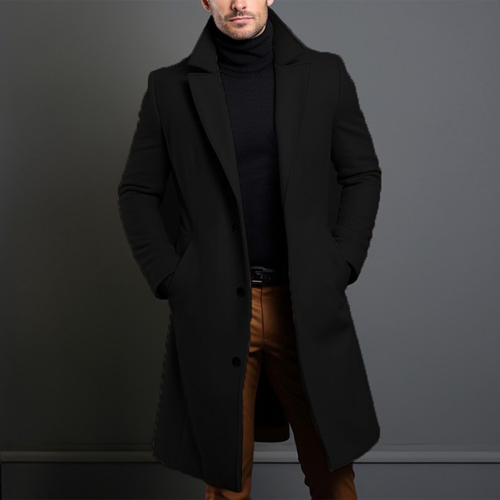 Casaco Sobretudo Masculino Jaqueta Parka Masculina Estilo Modelo Longo ...