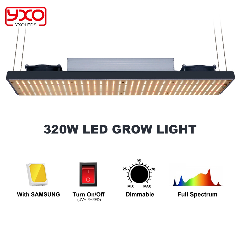 Samsung LED Grow Light V3 Board 320W 3000K/5000K 660NM UV IR Growbox ...