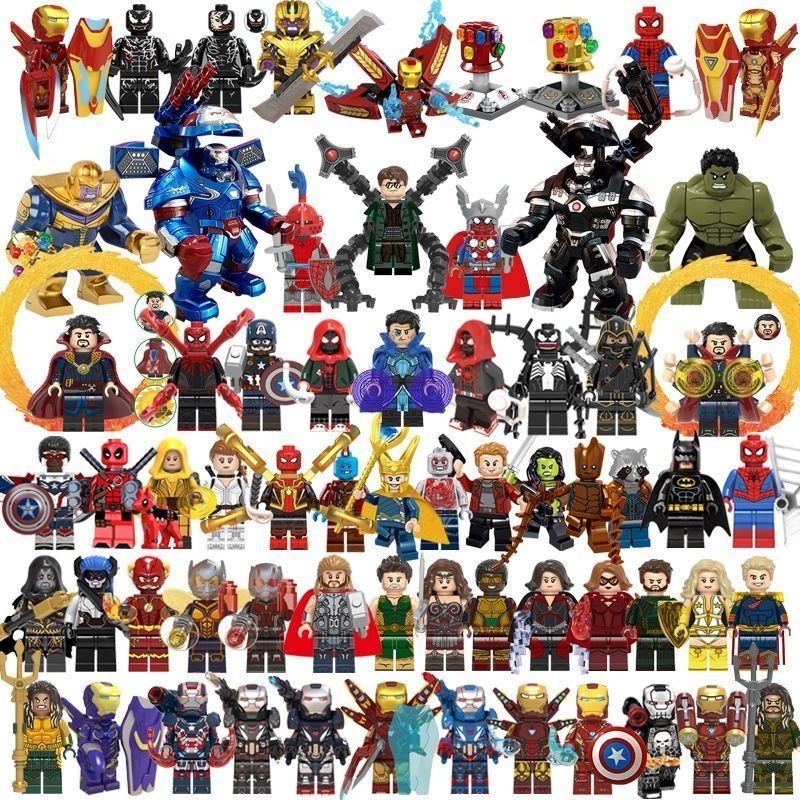 ((Random One) Série Ninja Minifigure Small Particles Children ...