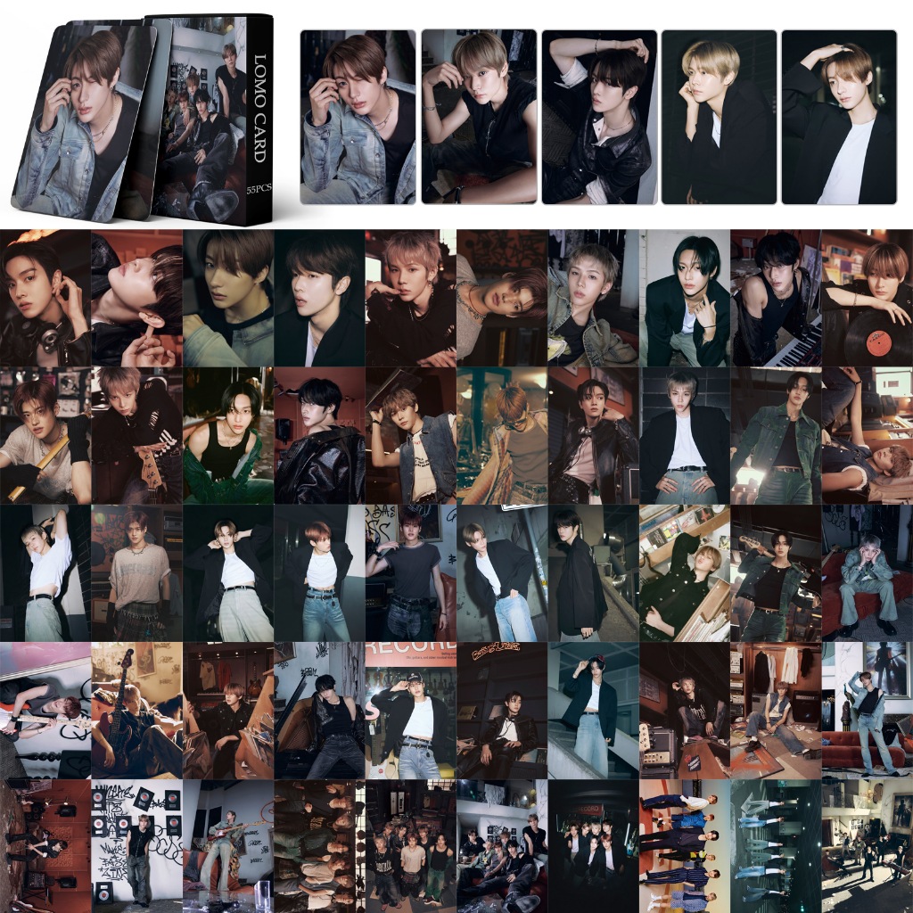 50-55pcs/box RIIZE Lomo Cards Hologram Laser Photocards SHOTARO EUNSEOK ...