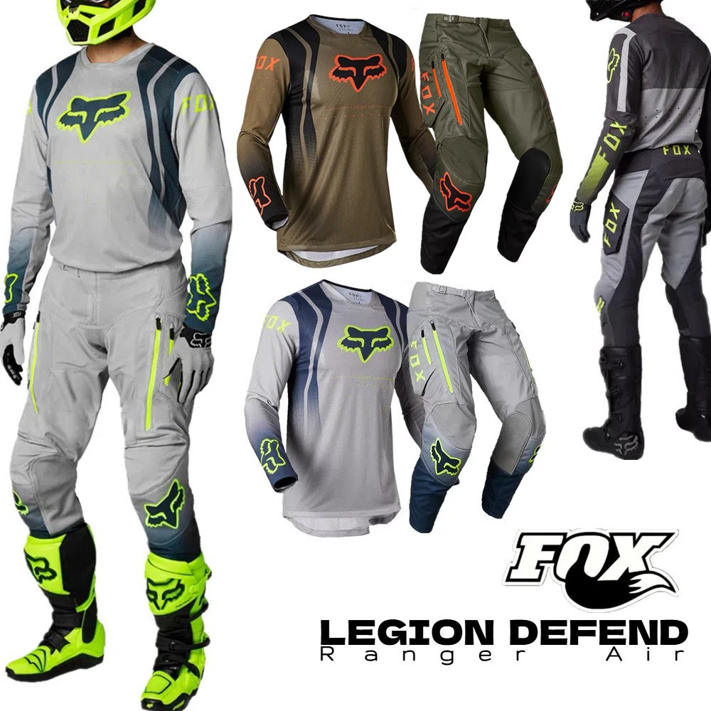 Versão De Configuração Superior ! FOX LEGION DEFEND GREY Off-Road ...
