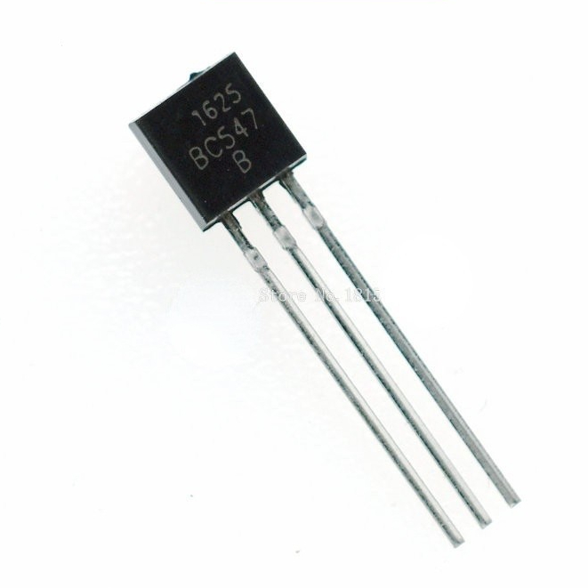 50Pcs Transistor BC547 BC557 BC547B BC557B NPN PNP TO-92 Conjunto De Triodo De Potência kit ...