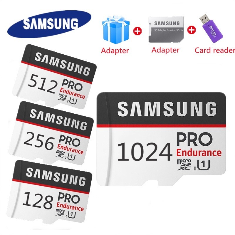 Cartão De Memória Flash SAMSUNG TF MicroSD PRO Resistência 512GB 1024GB 16GB 32G 128GB 256GB 1TB ...