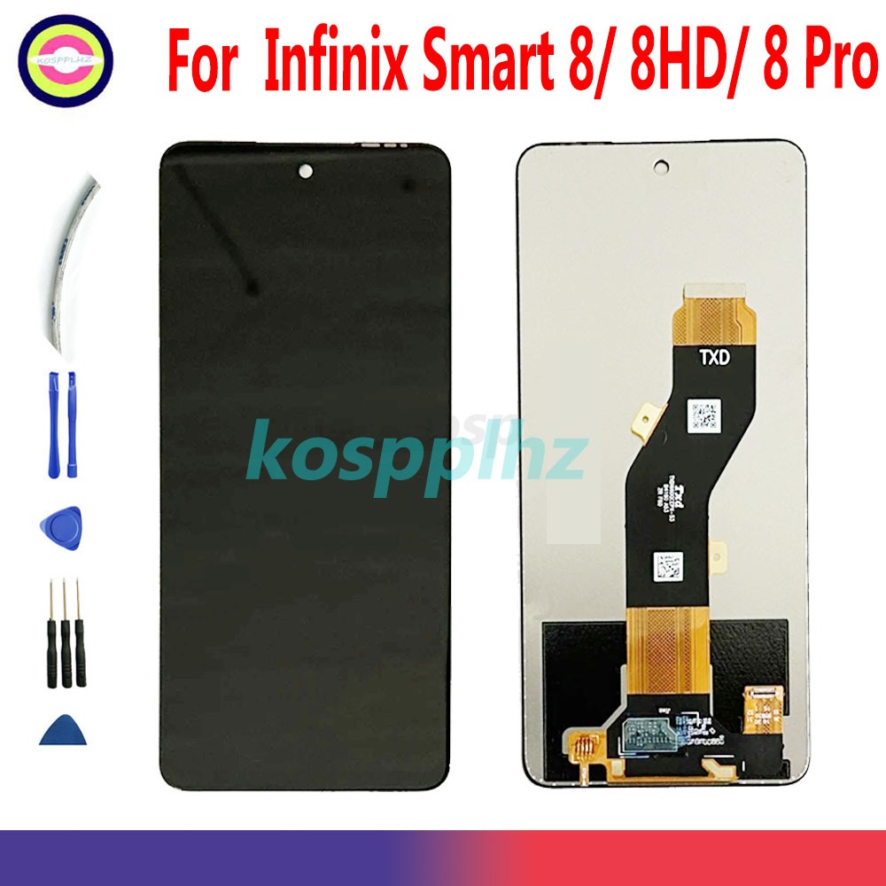 Para Infinix Smart 8 Pro X6525B Tela LCD X6525 Plus Peças 8HD | Shopee ...