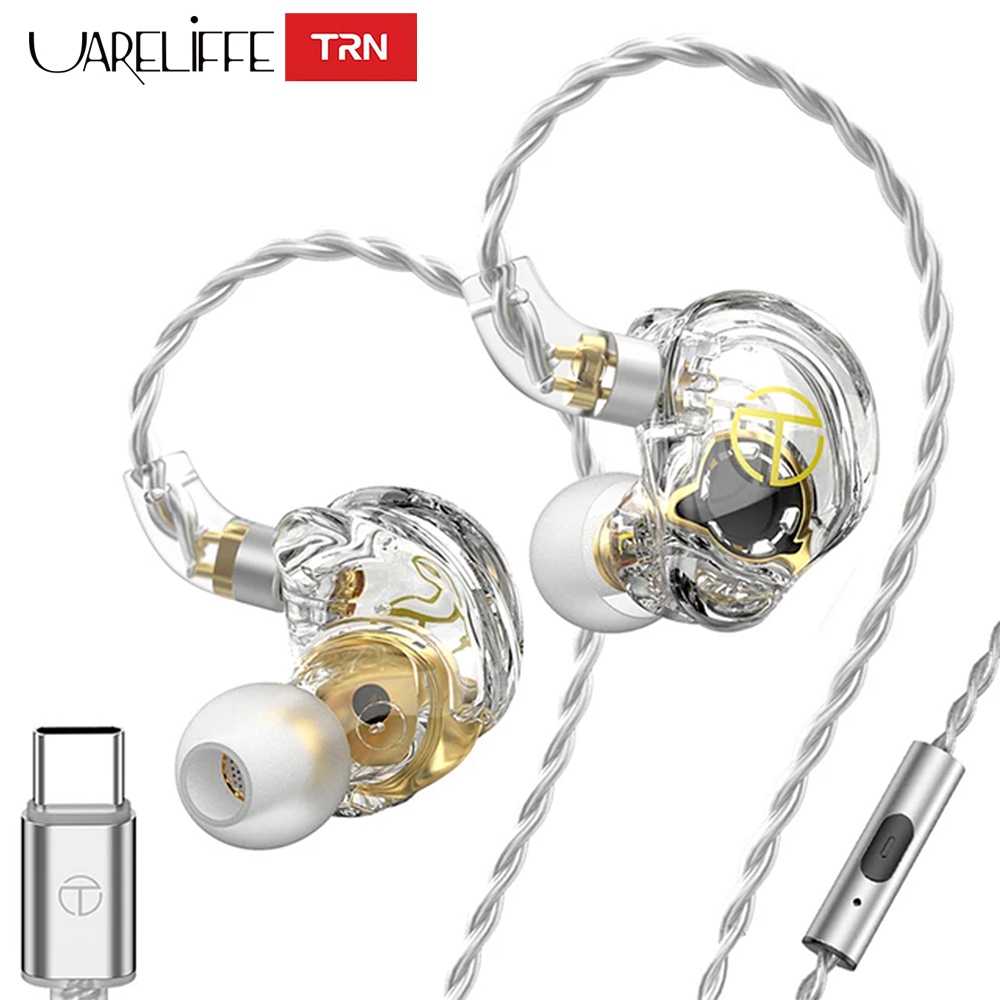 Fones De Ouvido Uareliffe TRN ST2 1BA + 1d Tecnologia Híbrida HIFI Bass ...