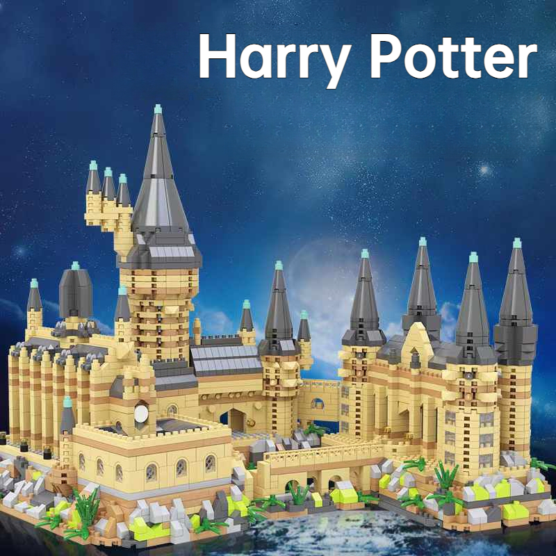 5000PCS Harry Potter Magic Castle Building Model Alta Dificuldade ...