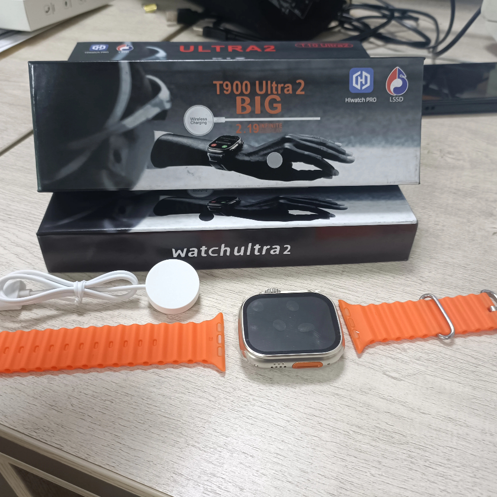 Relógio Smartwatch T900 Ultra 2 Smart 1 : 1 Série Original 8 49mm Grande 2.19 Polegadas Esporte ...