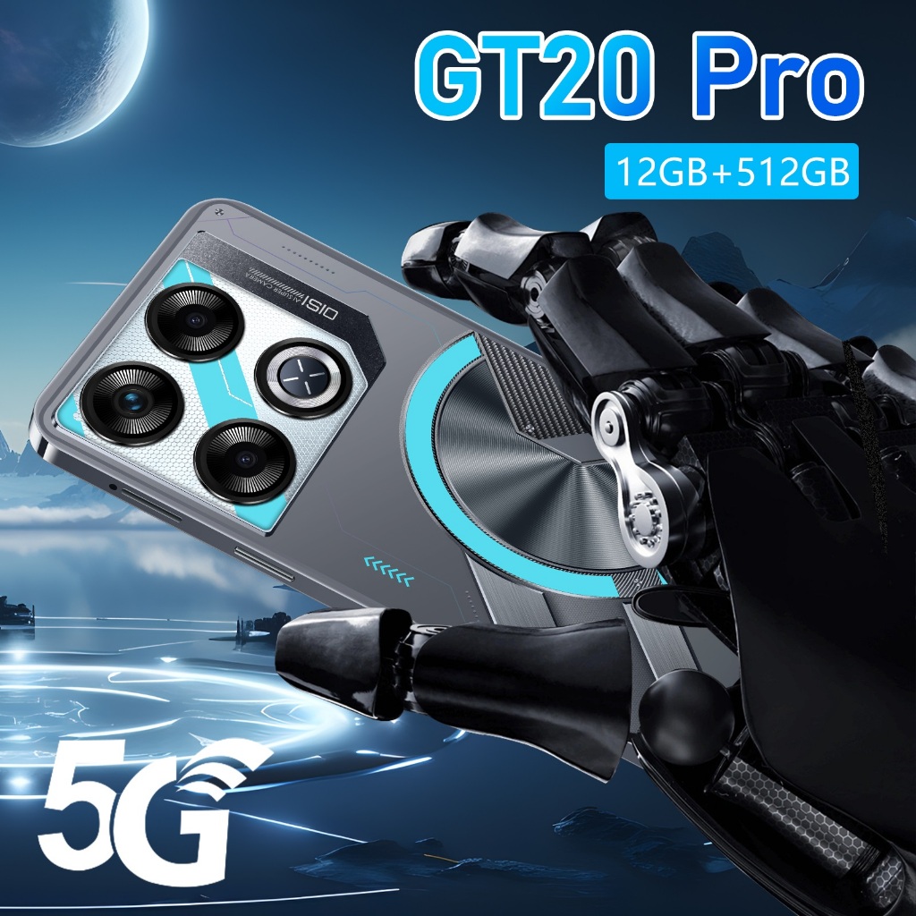 GT20 Pro 4G/5G Smartphone 6.7 Ultra Claro Tela Cheia Memória Do ...