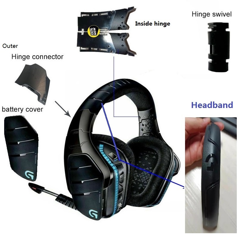 Peças De Reposição Originais Para Logitech G933 G933S G935 G633 G633S ...