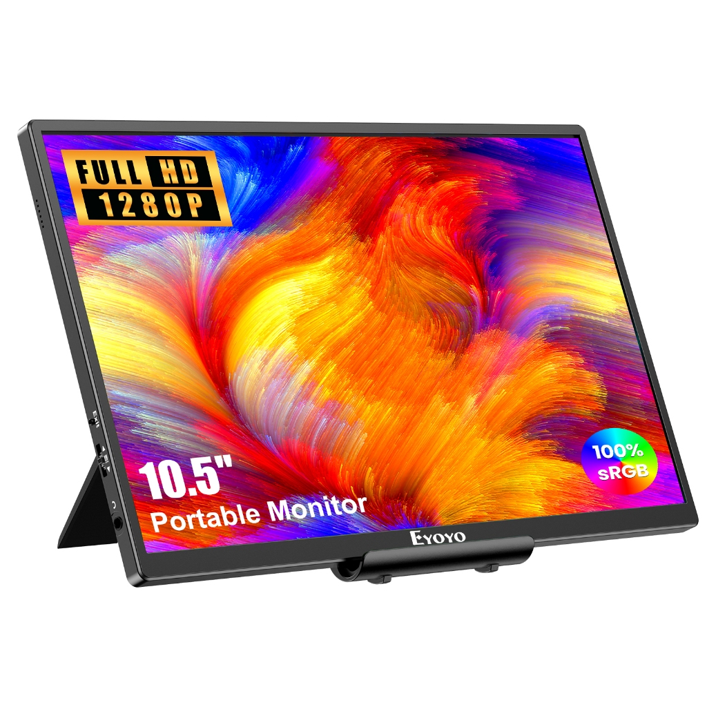 Monitor Portátil Eyoyo De 10,5 Polegadas 1920x1280 178 ° Tela IPS ...