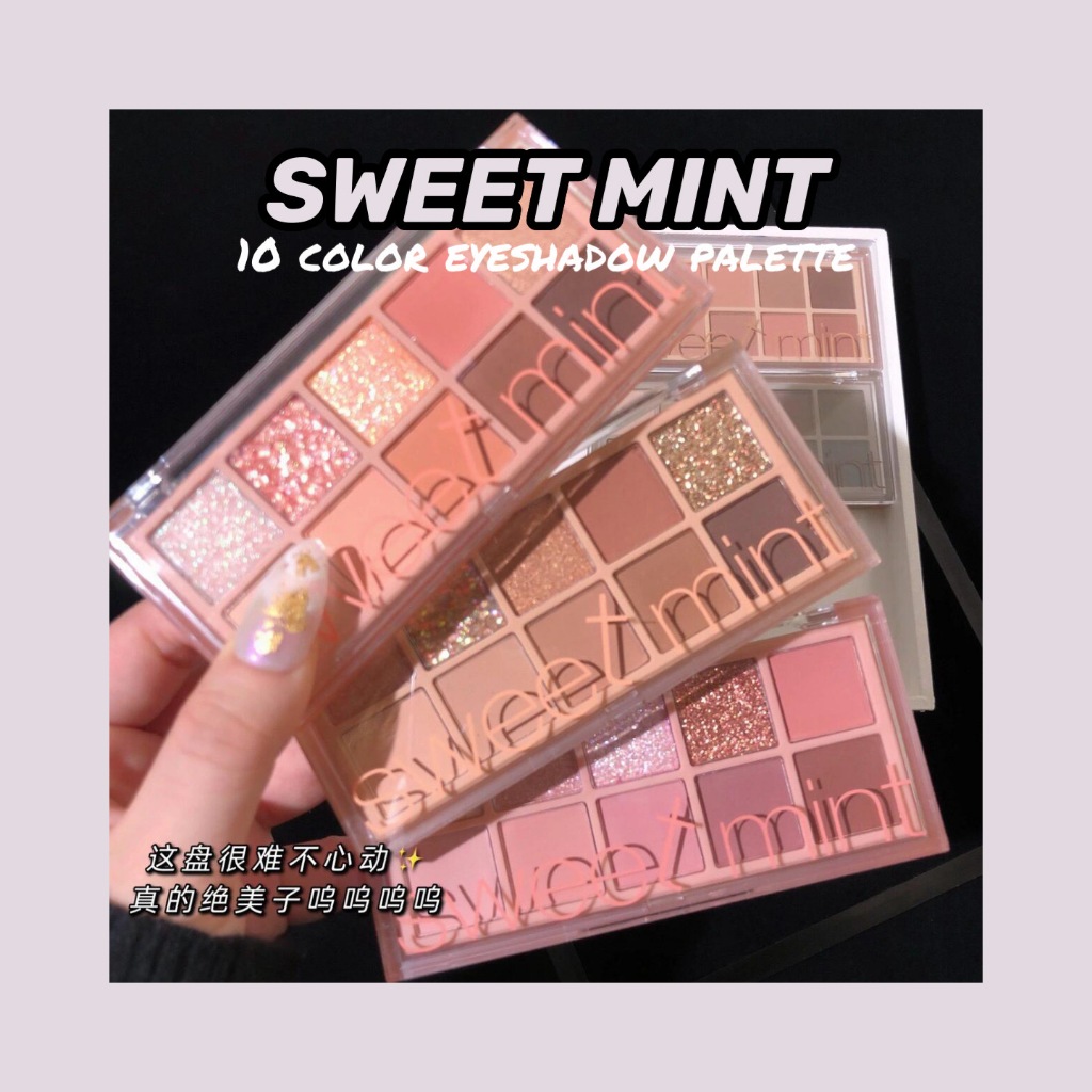 SWEET MINT 10 Paleta De Sombra Colorida | Shopee Brasil