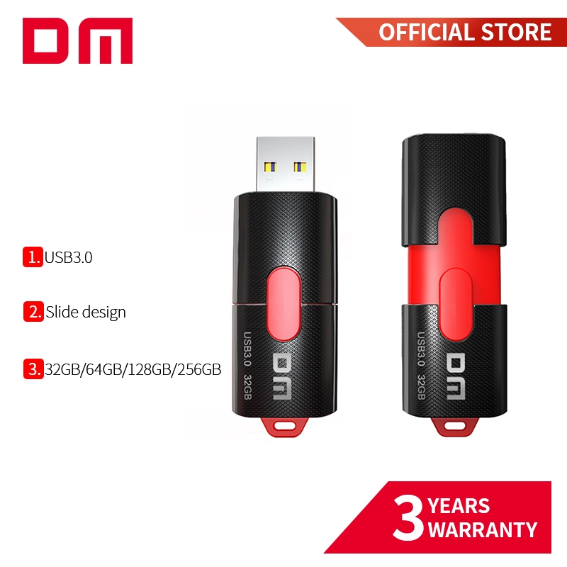 Unidade Flash USB DM USB3.0 De Alta Velocidade PD188 32GB 64GB 128GB ...