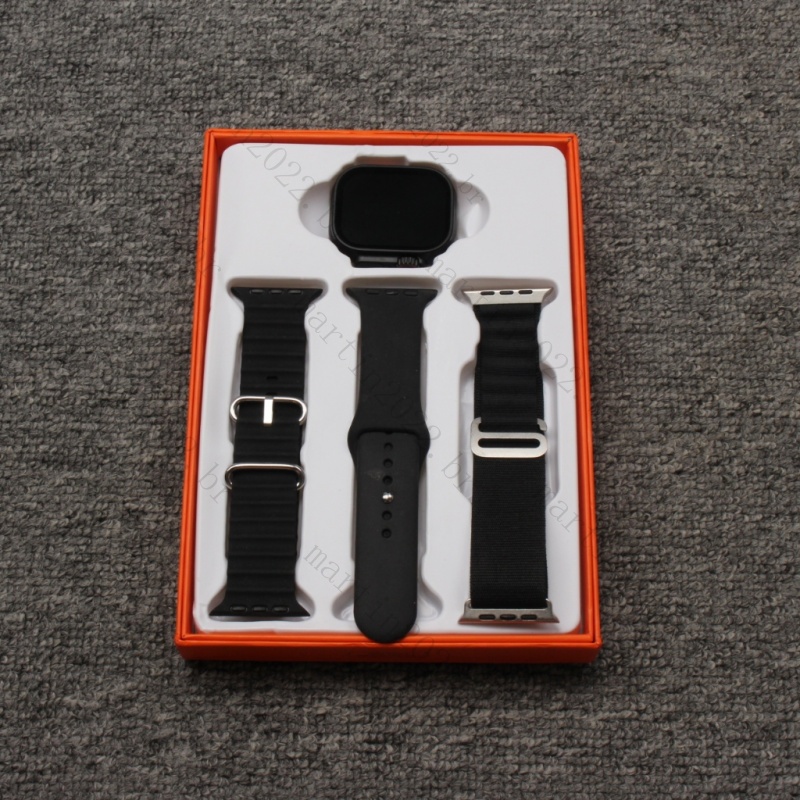 Kit Smartwatch S9 Ultra 3 Com 1 Relógio Masculino Tela Bluetooth Fala ...