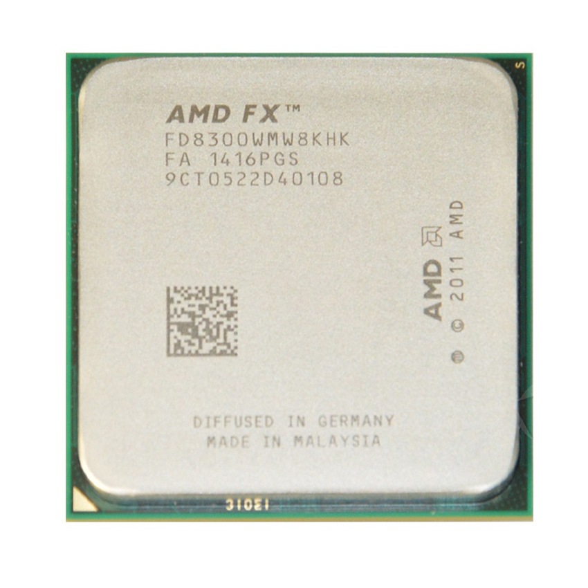 AMD-FX-8300 FX8300 AM3 CPU 95W 3.3 GHz 8 Núcleo 8M Bulk Pack FX 8300 Processador. | Shopee Brasil