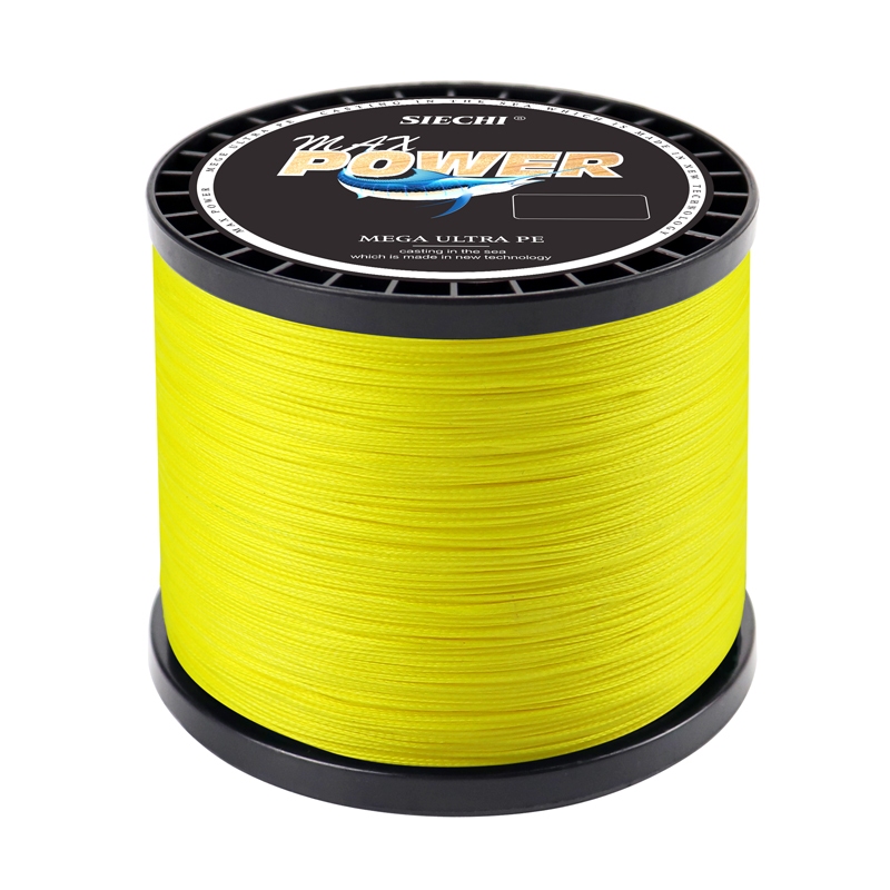 Siechi Linha de pesca trançada 1.000M Linha principal de pesca 8 Linha ...