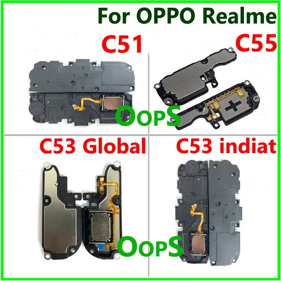 Para Realme C51 C53 C55 Telefone Inferior Alto-Falante Buzzer Som Ringer Módulo Cabo Flexível ...