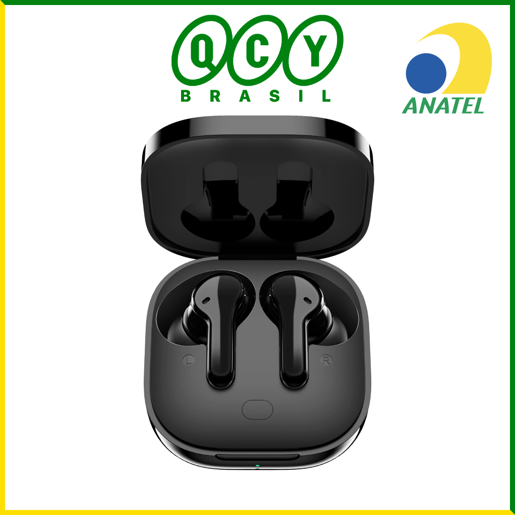 QCY T13 Earbuds Bluetooth Sem Fio V5.1 Linhas Com Controle De Toque 4 Microfones Fone De Ouvido ...