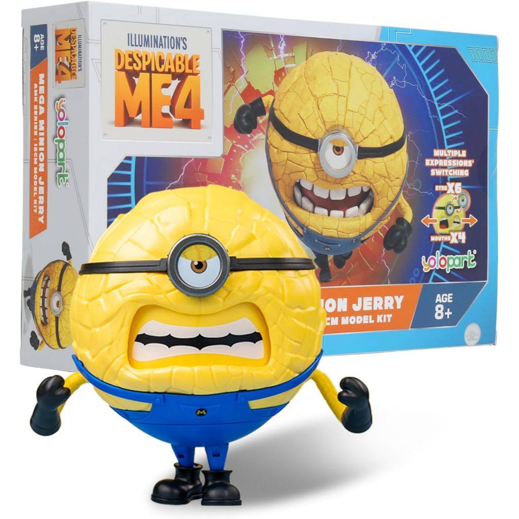YOLOPARK Minions Despicable Me 4 Brinquedos , 4,7 Polegadas Mega Jerry ...