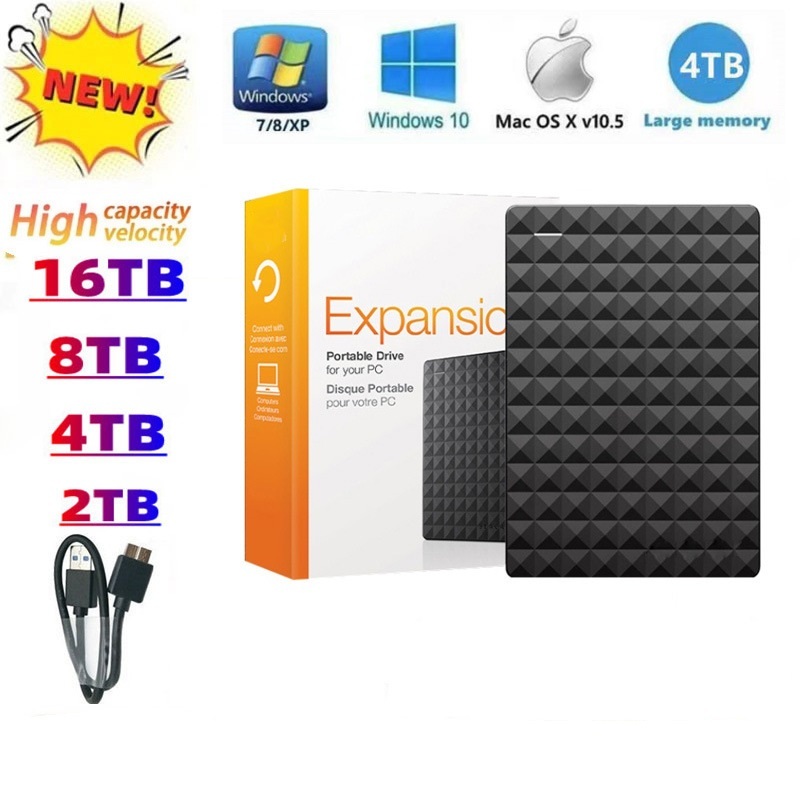 Seagate Hd Externo 128TB/64TB/30TB/20TB/16TB/14TB/13TB/12TB/11TB/8TB ...