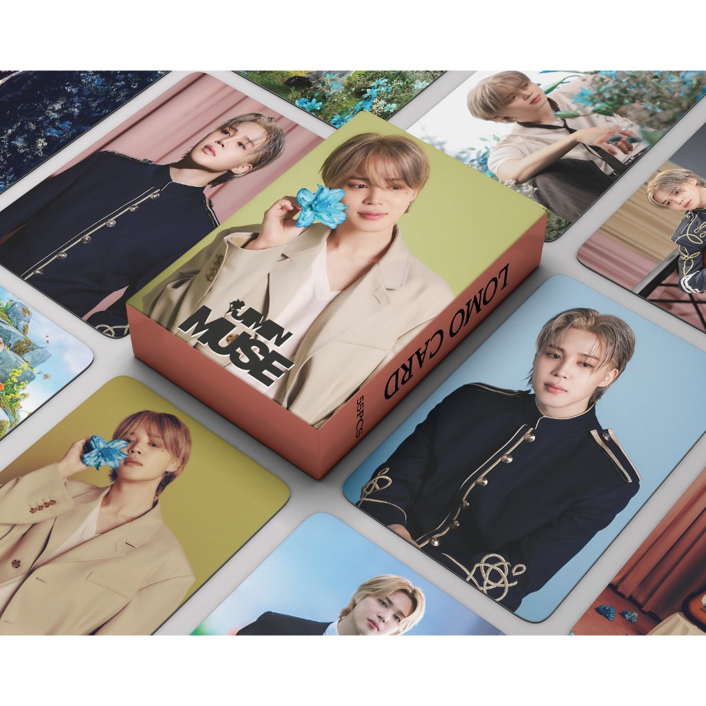 Kpop 55Pcs/box JIMIN MUSE Álbum Lomo Card Photocards Cartões Postais ...