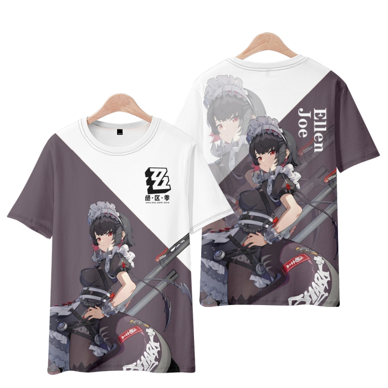 Novo Anime Zenless Zone Zero Anby Demara/Von Lycaon Camiseta Japonesa ...