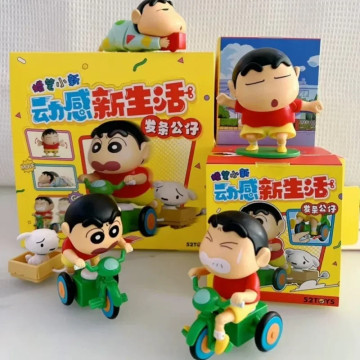 Disponível Genuíno 52TOYS Crayon Shin-chan Mystery Box Dynamic Life ...