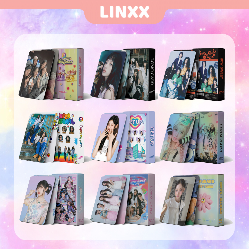 LINXX 55 Pcs New-Jeans BBA Obter Álbum Lomo Card Kpop Photocards ...