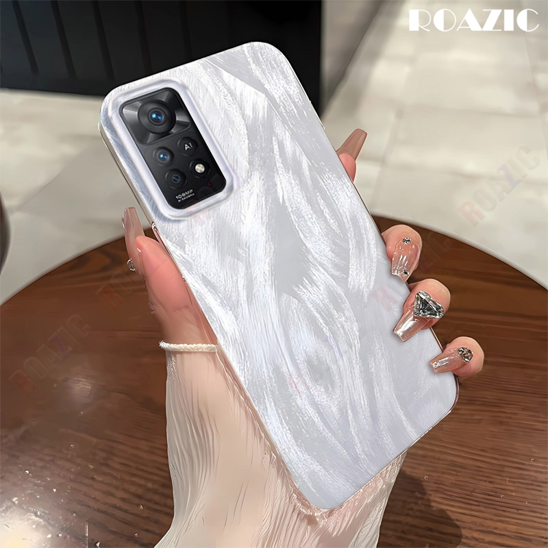 Para Redmi Note 11 Pro/5G Capa De Telefone Luxuosa Galvanizada À Prova ...