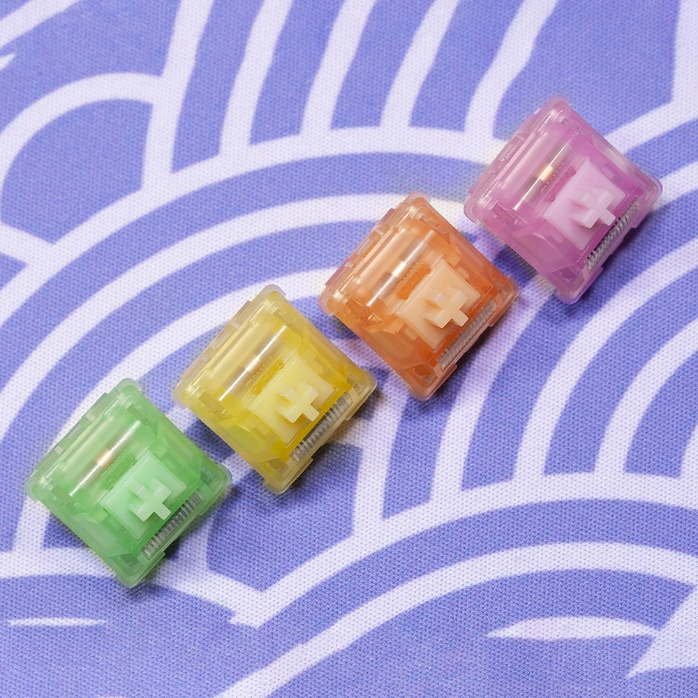 Interruptor Linear MMD INK Táctil RGB SMD 53g 45g 38g 62g 5 Pinos mx Para Jogos Teclado Mecânico ...