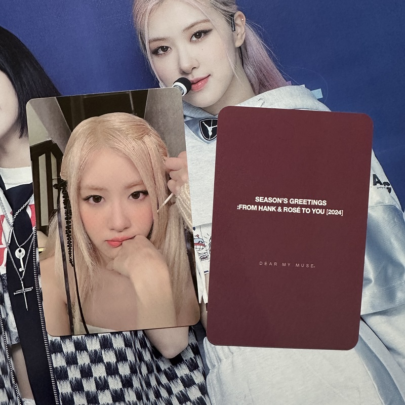 BLACKPINK photocard official Album Card ROSE Desktop Calendar Special ...