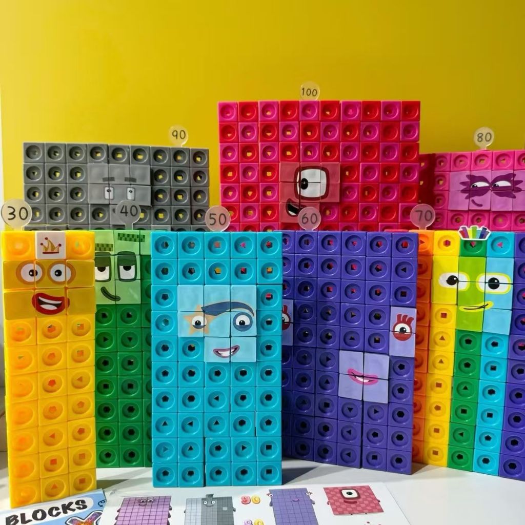 Blocos Numéricos Integers Entre 30 E 100 Building Blocks | Shopee Brasil