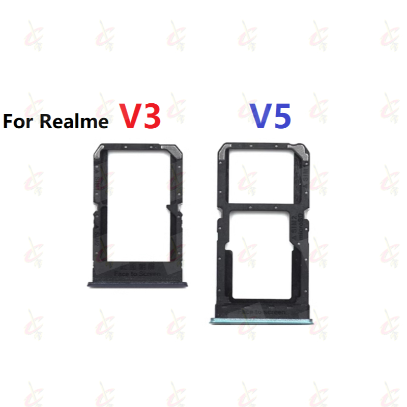 gaveta chip slot sim card compativel com Realme V3 V5 5G | Shopee Brasil