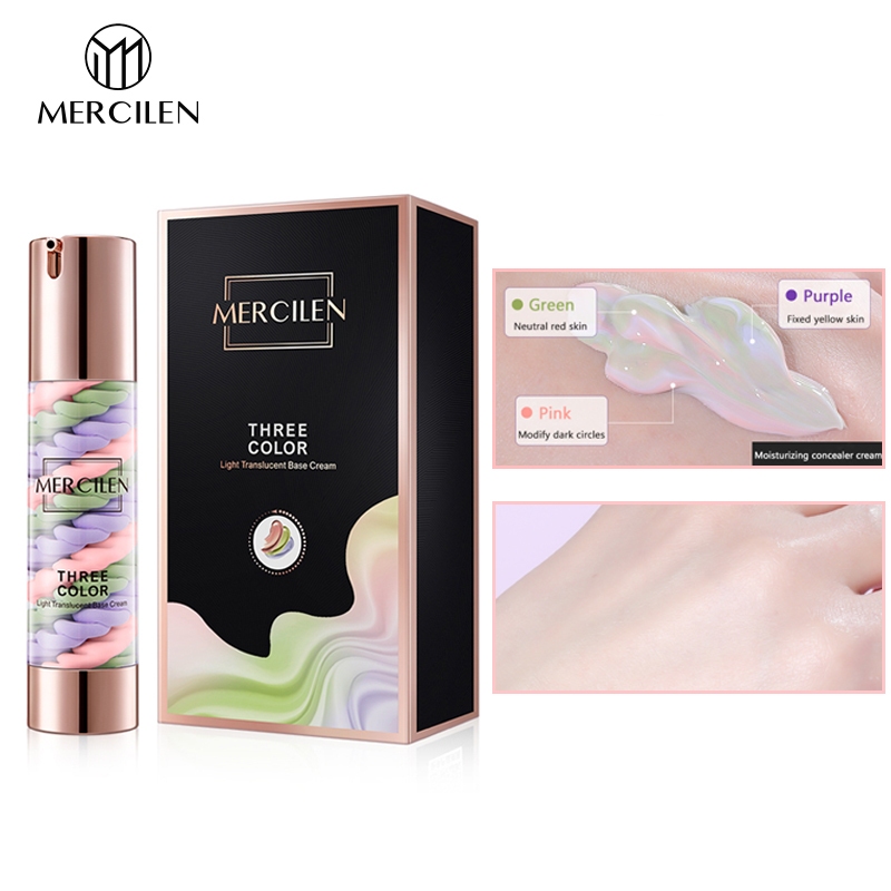 MERCILEN Three-Color Light Sensation Isolation Cream Maquiagem ...